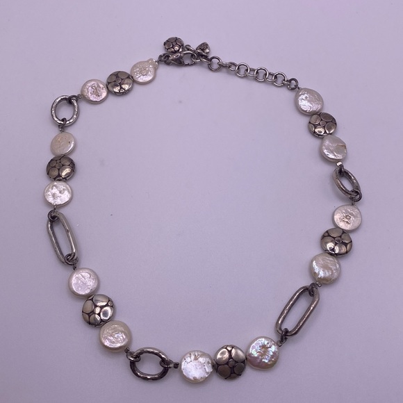 Brighton | Jewelry | Brighton Pebble Pearl Necklace | Poshmark